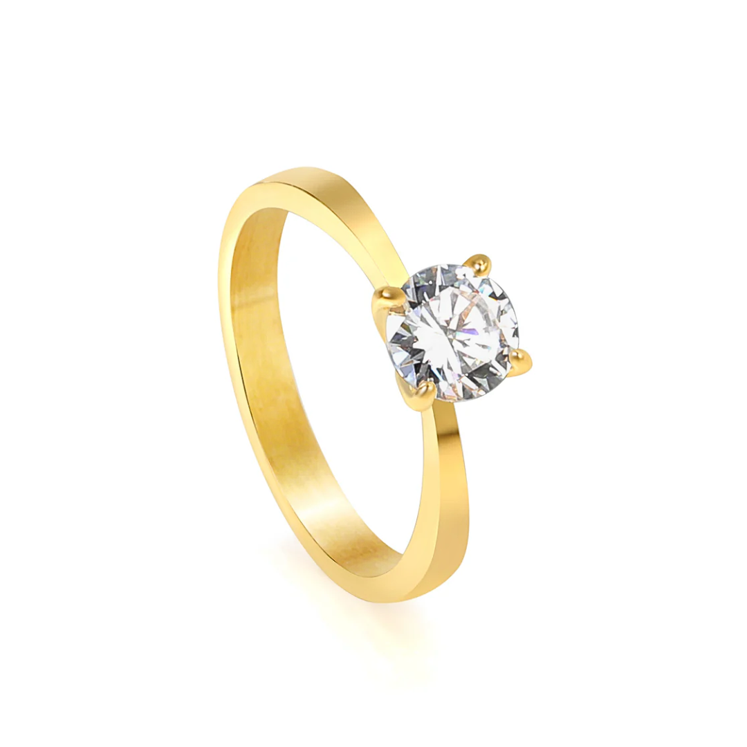 IT’S A YES! RING - 18K GOLD-PLATED – Bria Jewels